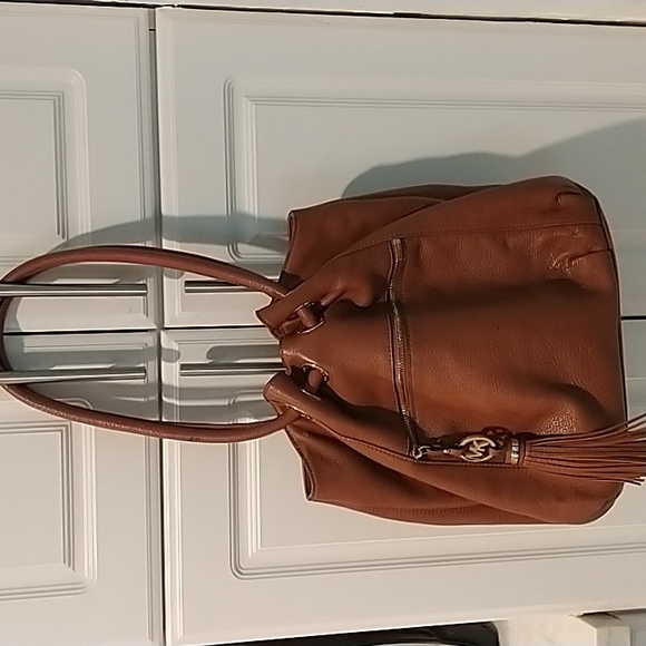 Michael Khors | Bags | Michael Kors Light Brown Shoulder Bag Tote ...